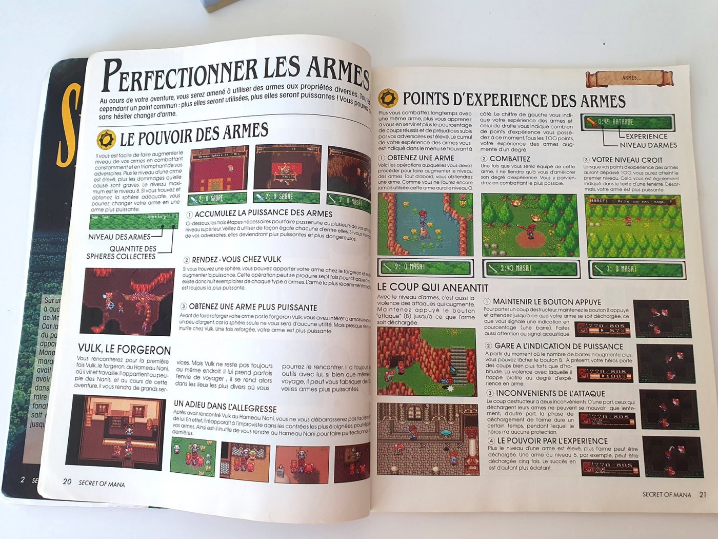Acheter / Kaufen Snes Secret of Mana (FR) + guide